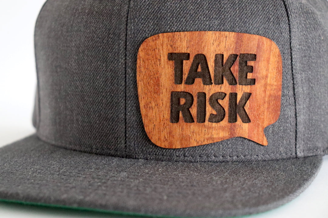 Take risk hat - Mahogany wood – woodwix.com